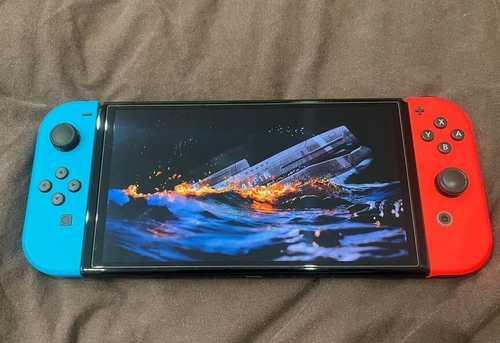 Nintendo switch oled прошитая бу 512gb