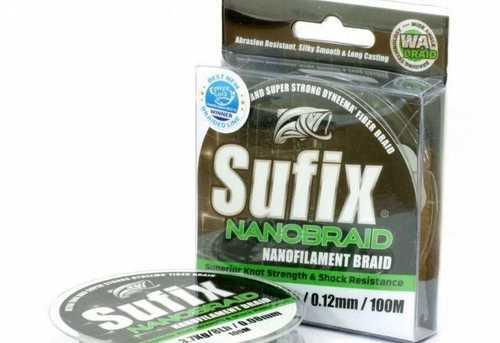 Шнур Sufix Nano Braid Aqua Camo 100m - 0.12mm