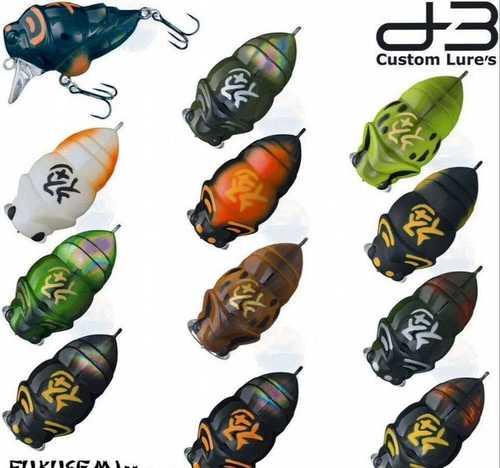 D-3 Custom Lures Fukuzemi Shallow 30