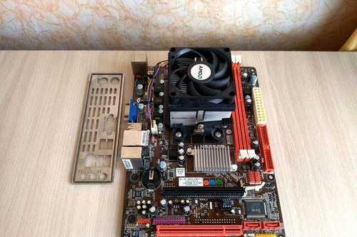 Плата Biostar + Проц. AMD Athlon II X2 240