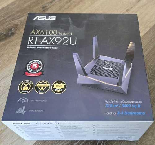 Роутер маршрутизатор Asus RT-AX92U WI-FI 6E