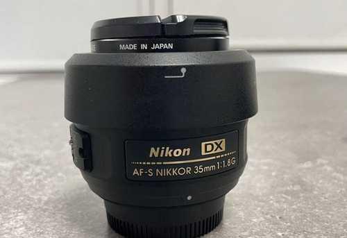 Объектив nikkor 35 mm 1.8