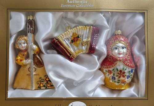 Елочная игрушка Русский сувенир с матрешкой Irena