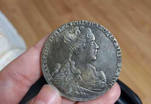 Монета 1 рубль 1727