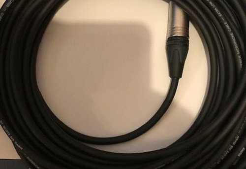 Klotz микрофонный кабель 3 м male to female XLR