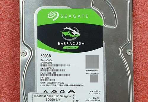 Жесткий диск 3,5" Seagate 500Gb