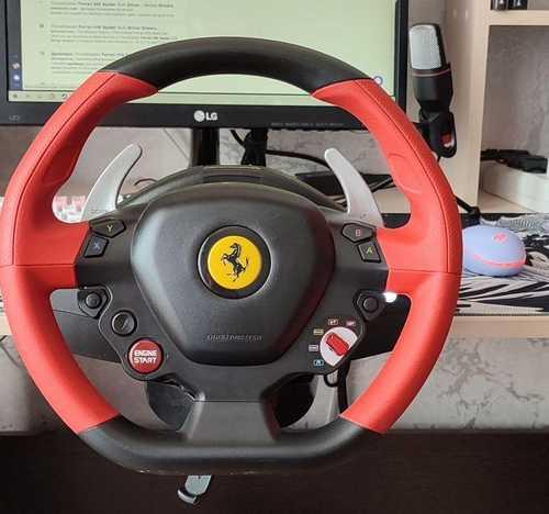 Игровой руль thrustmaster ferrari 458 spider