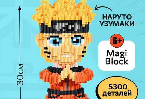 Конструктор 3D из миниблоков Наруто Узумаки