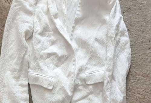 Пиджак жакет белый zara