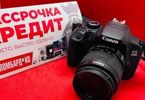 Зеркальный фотоаппарат Canon EOS 650D (К 42074)
