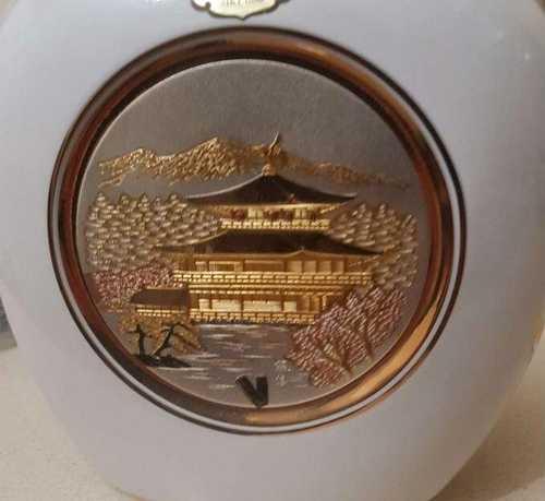 Японская ваза Chokin ART 24KT Gold