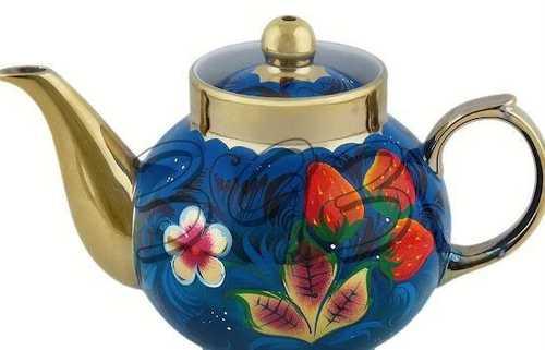 Чайник заварочный расписной Цветы - ягодк (s46644)