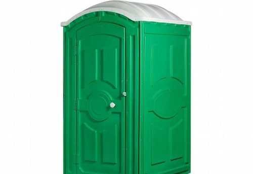 Туалетная кабина центрпласт Стандарт зеленый/белый