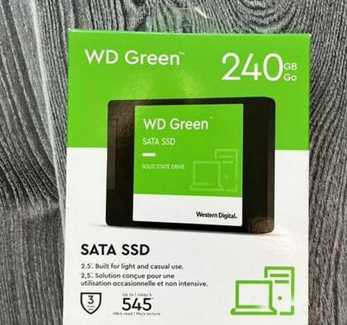 Ssd wd green 240 gb