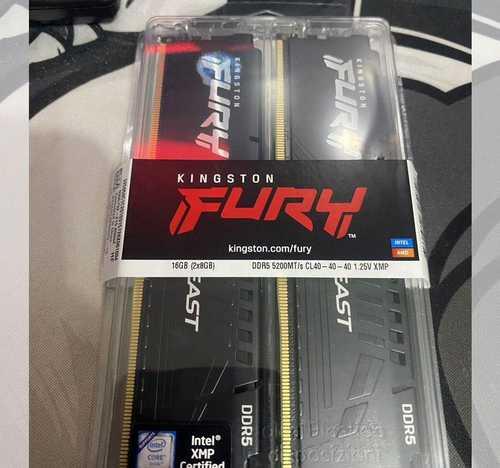 Оперативная память ddr5 16gb kingston fury