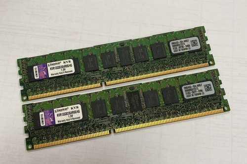 Оперативная память Kingston 4 Гбx2 DDR3 1333мгц