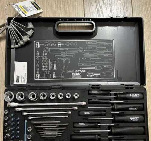 Набор инструмента torx Hazet 1557/58