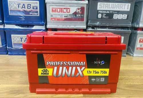 Аккумулятор 6ст 75 Unix Pro на УАЗ Патриот