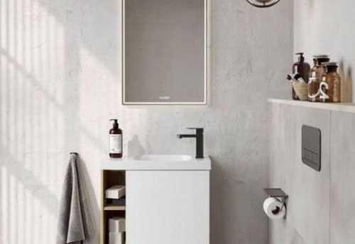 Мебель для ванной Aqwella Alba 60R белая/дуб давос