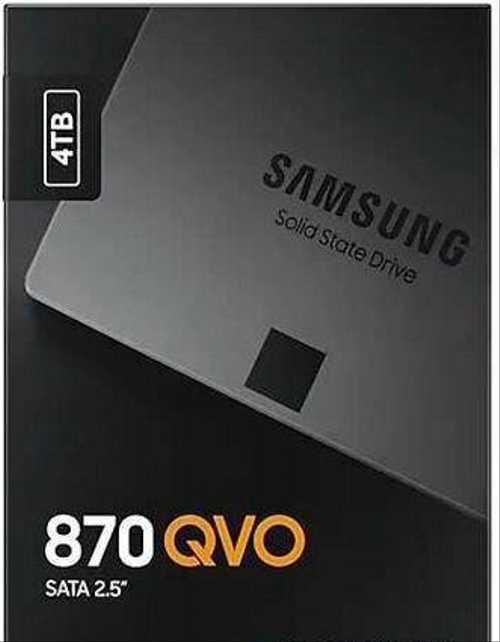 SSD накопитель Samsung 870QVO 4TB, sata3, 2.5"