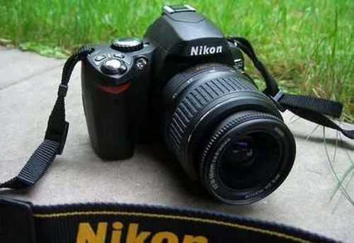 Зеркальный фотоаппарат nikon d40x