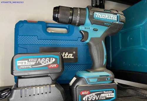 Новый шуруповёрт Makita 18V с двумя АКБ