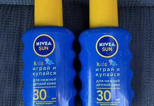 Солнцезащитный спрей nivea spf 30