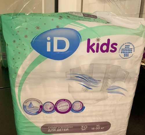 Подгузники ID Kids XL