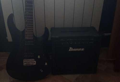 Электрогитара с комбиком ibanez