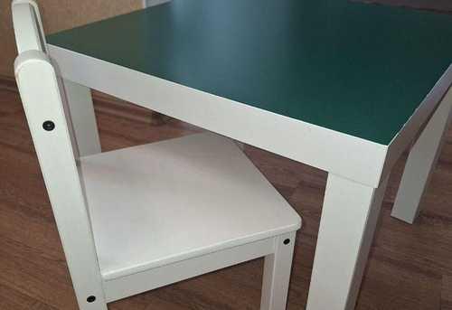 Детский стол со стулом IKEA