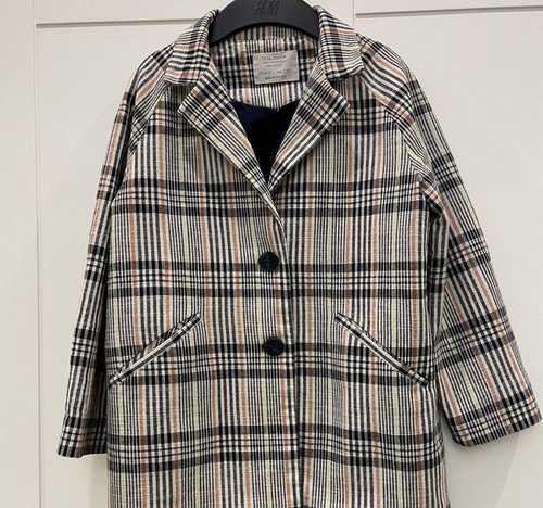 Стильый пиджак zara girls 7-8 лет школа