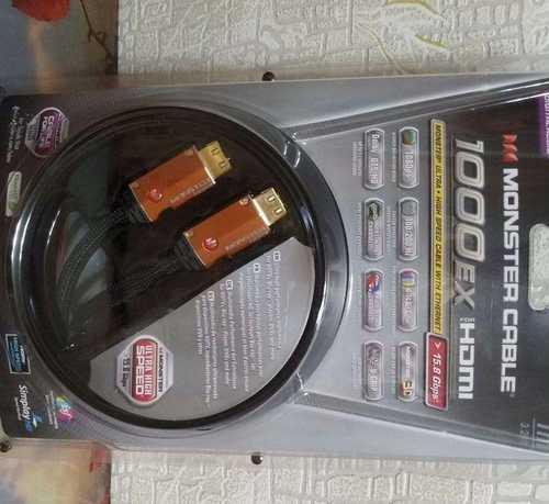 Monster cable 1000EX hdmi 1m новый