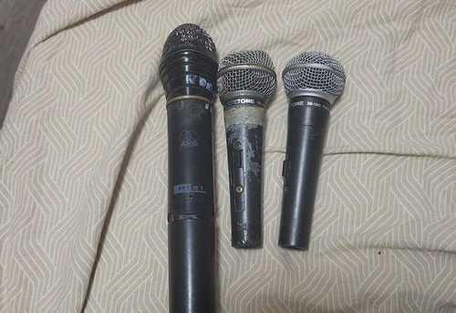 Микрофоны akg ht81 и invotone dm-1000