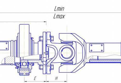Вал карданный краз 5444-2200006-21