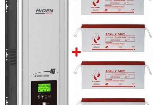 Ибп Hiden Control HPS30-6048 + Рубин AGM-U 12-200