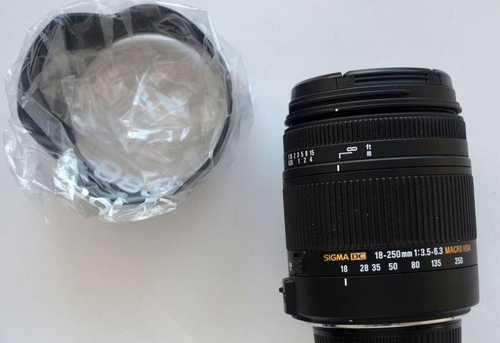 Объектив sigma AF 18-250 mm Macro для Nikon