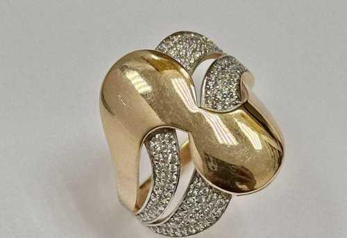Кольцо золотое с камнем Р. 19.5(L14)