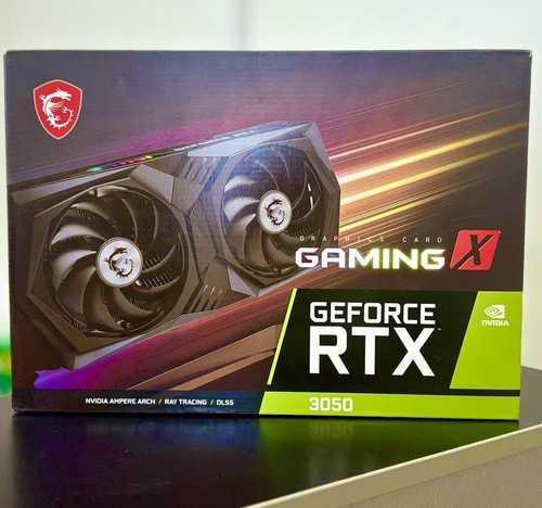 Видеокарта MSI GeForce RTX 3050 Gaming X (8Gb)