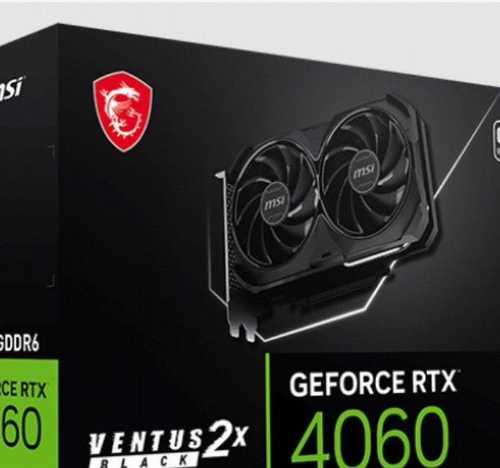 MSI GeForce RTX 4060 ventus 2X black OC 8Gb