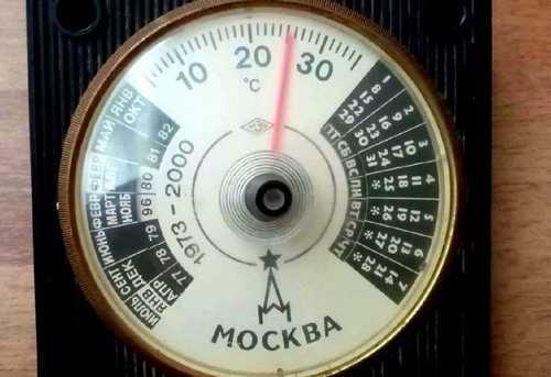 Настольный термометр календарь Москва