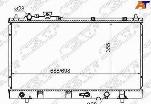 Радиатор охлаждения мазда Примаси 99-05