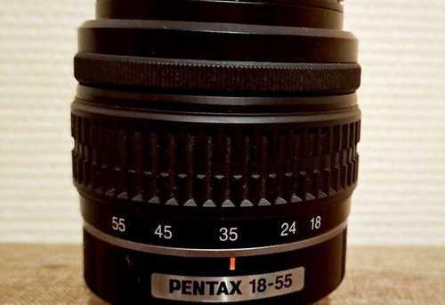 Объектив Pentax kit SMC DAL 3,5-5,6 18-55 мм