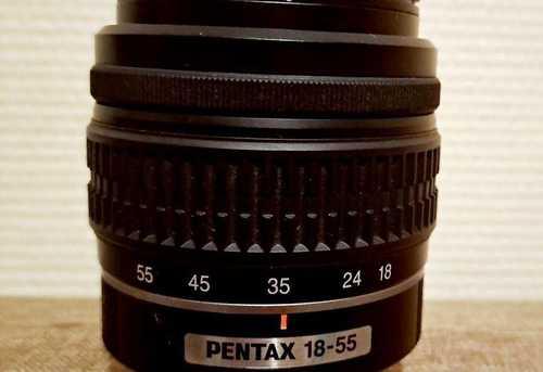 Объектив Pentax kit SMC DAL 3,5-5,6 18-55 мм