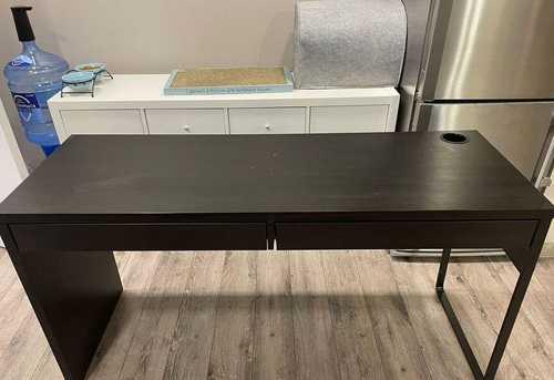 Письменный стол micke черно-коричневый IKEA