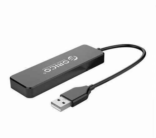 4-port USB2.0 Hub Orico FL01-BK черный #341827