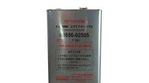 Toyota 0888602505 Трансмиссионное масло CVT FE 4L