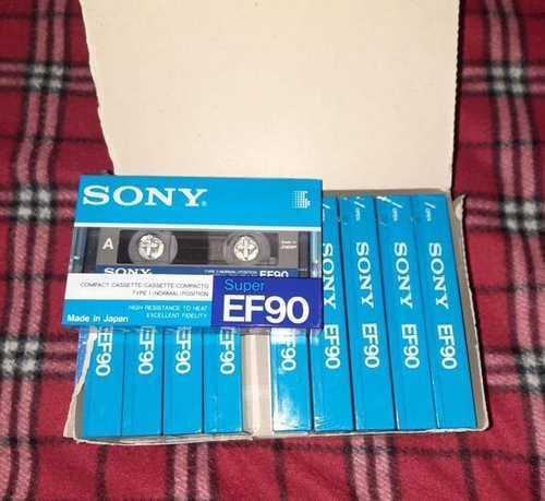 Аудиокассеты sony super EF 90 s