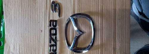 Значок эмблема шильдик надпись Mazda 3 bl