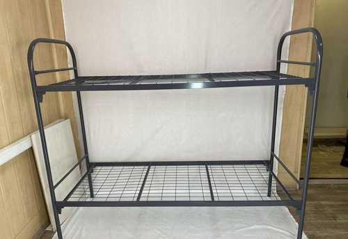 Кровать металлическая двухъярусная 80х190