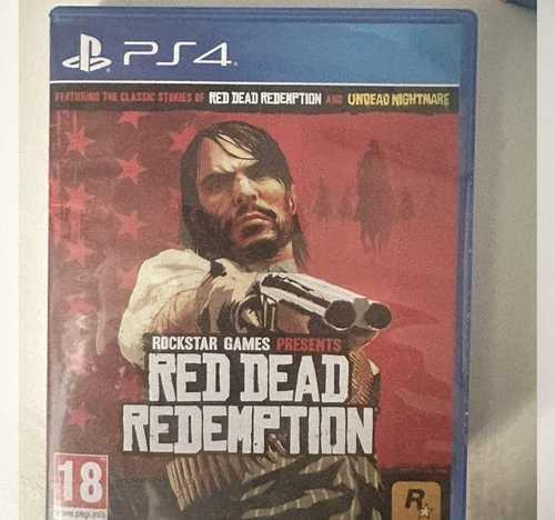 Red Dead Redemption 1 ps4 диск